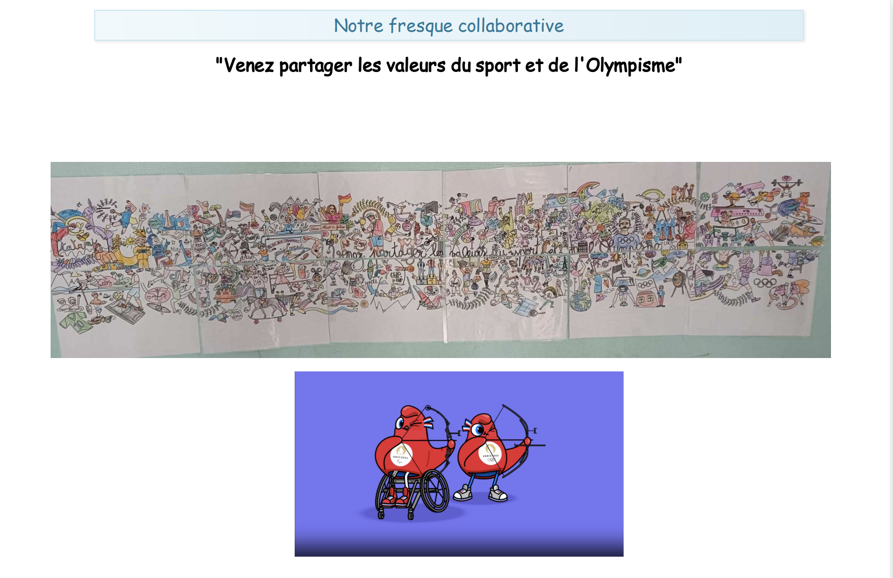 Jeux olympiques : des activités numériques dans les écoles