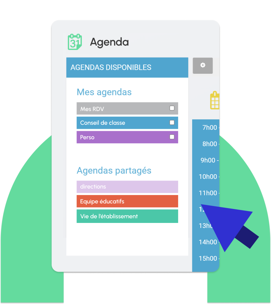 Agenda, l'appli qui permet d'organiser les plannings de l'école